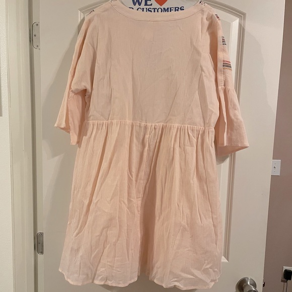 Ott | Dresses | Ott Pink Gauze Dress | Poshmark